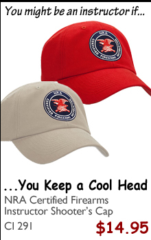 NRA Certified Firearms Instructor Shooter's Cap